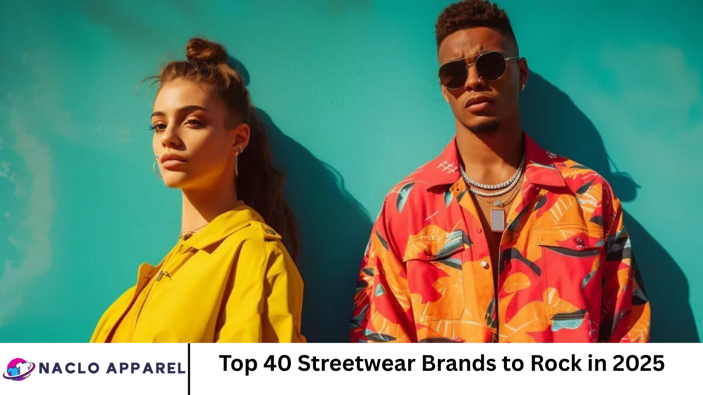 Top 40 Streetwear Brands to Rock in 2025- Naclo Apparel